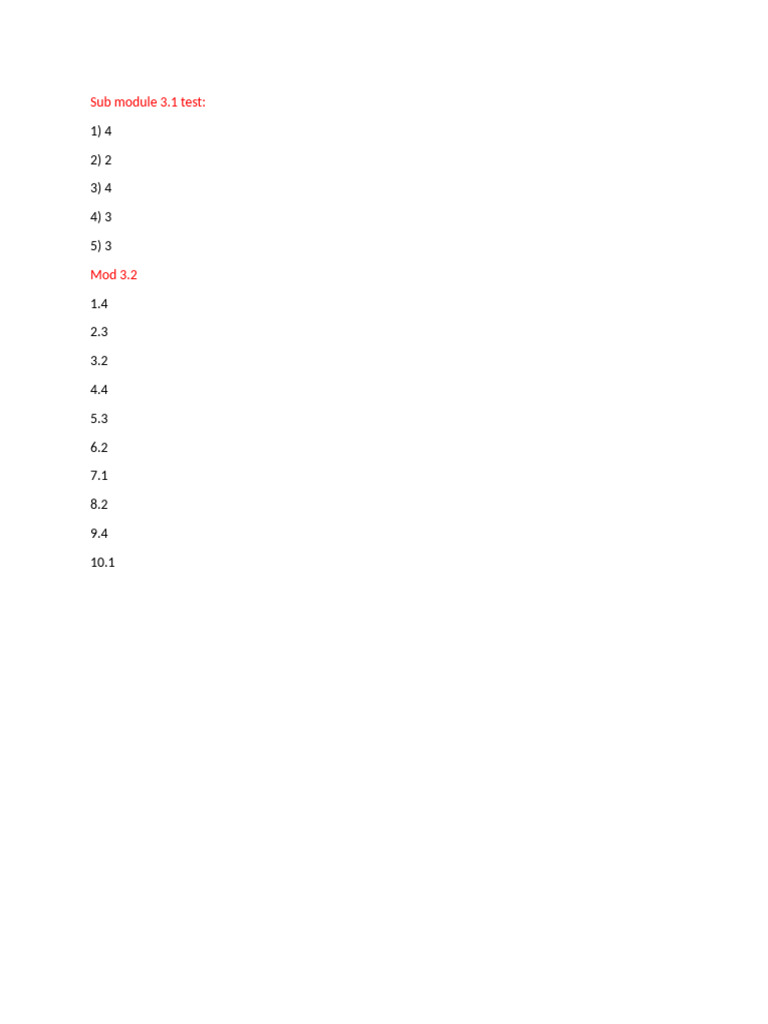 Module 3 | PDF