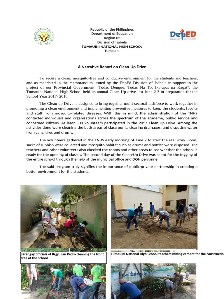 Narrative Clean Up Drive | PDF