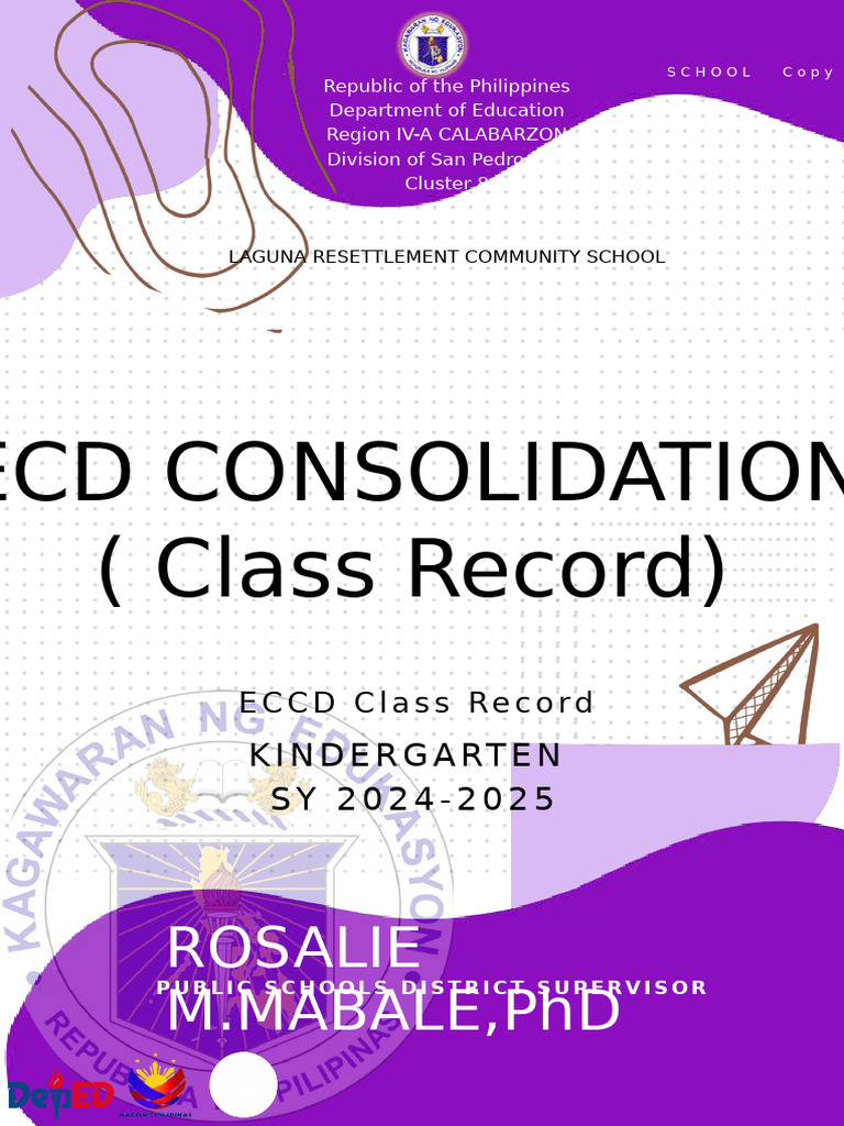 School Forms Cover Portrait | PDF | Asia | Social Institutions