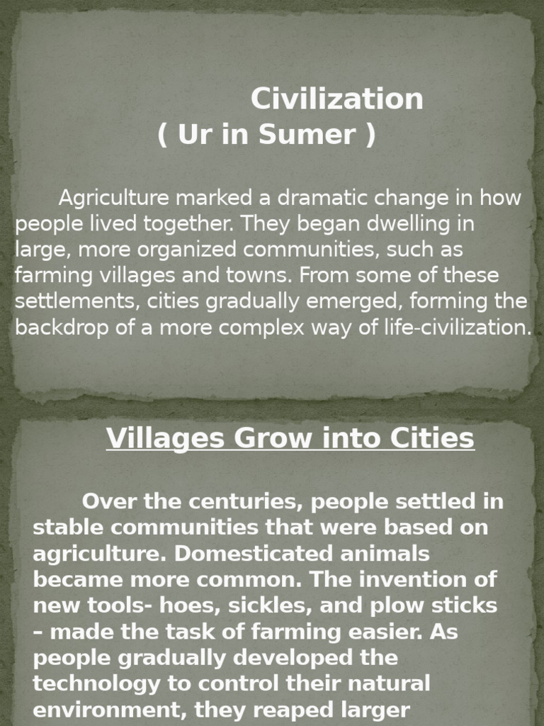 Civilization ( World History) | PDF | Sumer | Ur