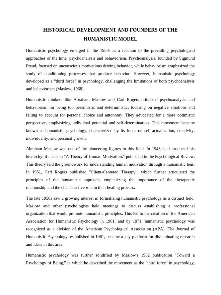 Group 4 Assignment For Humanistic Approach To Solving Aspd | PDF ...