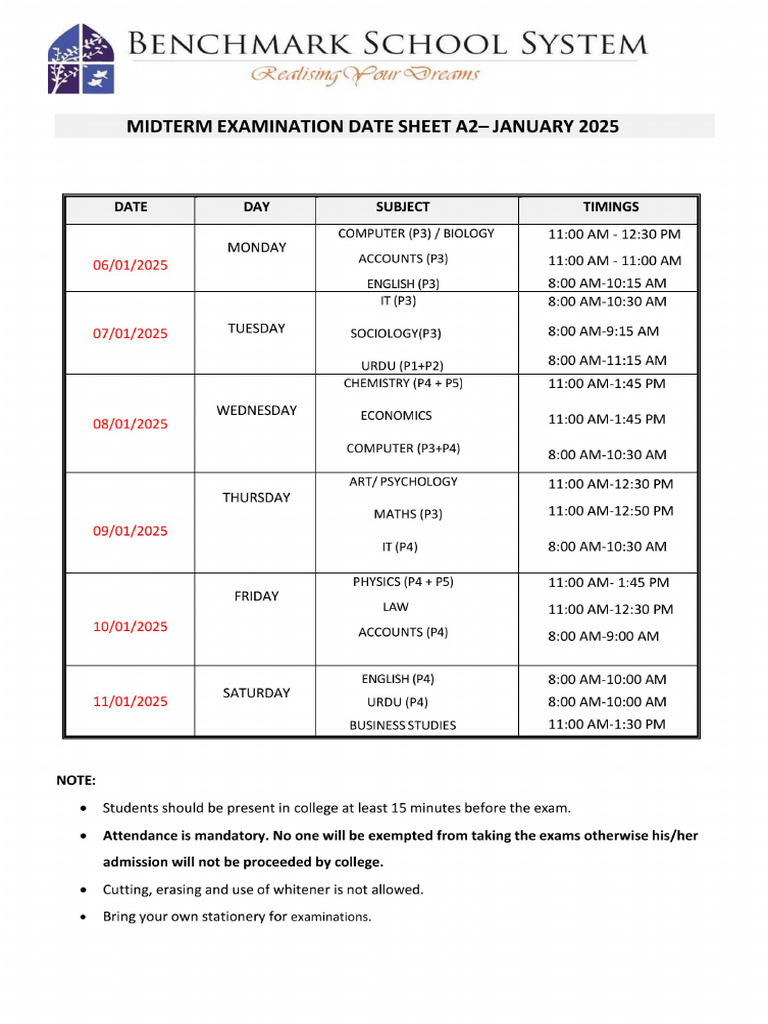 A2 MIDTERM JANUARY 2025 (AutoRecovered) | PDF