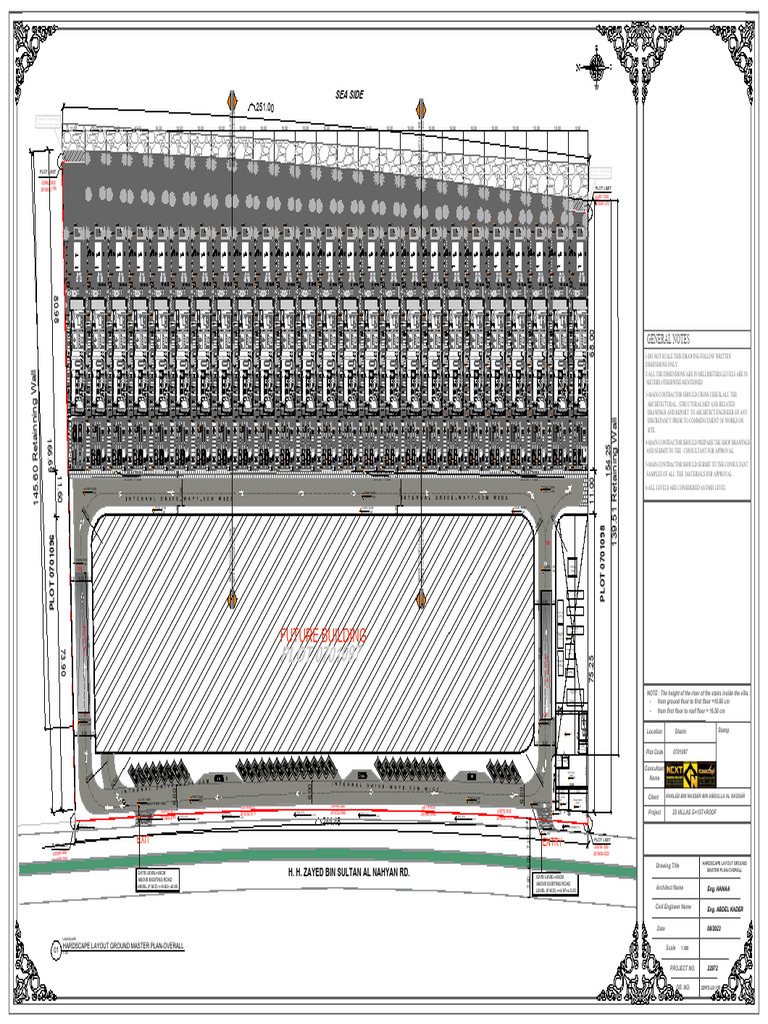 22972-Ls-100c-Hardscape Layout Ground Master Plan-Part C | PDF