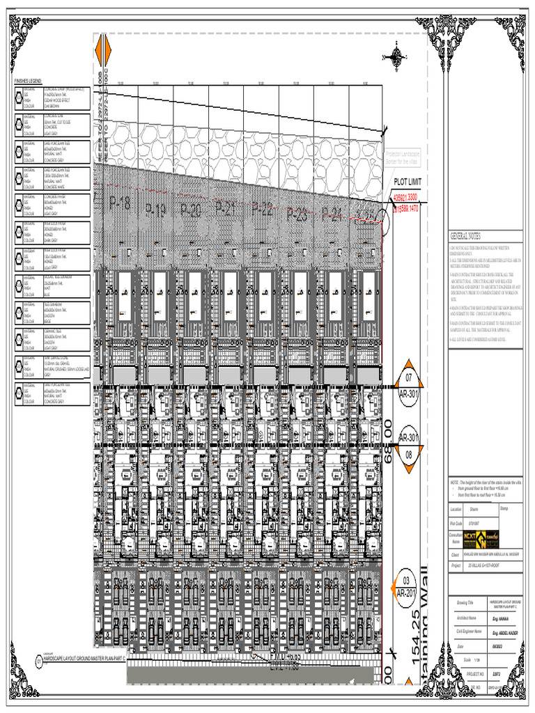Ls 100 Hardscape Layout Ground Master Plan Overall | PDF | Building Engineering | Pedestrian ...