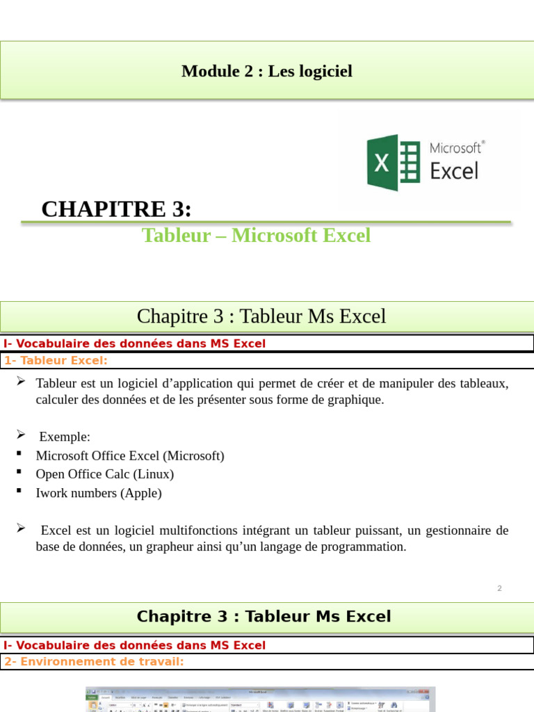 Ms-Excel | PDF | Microsoft Excel | Feuille de calcul