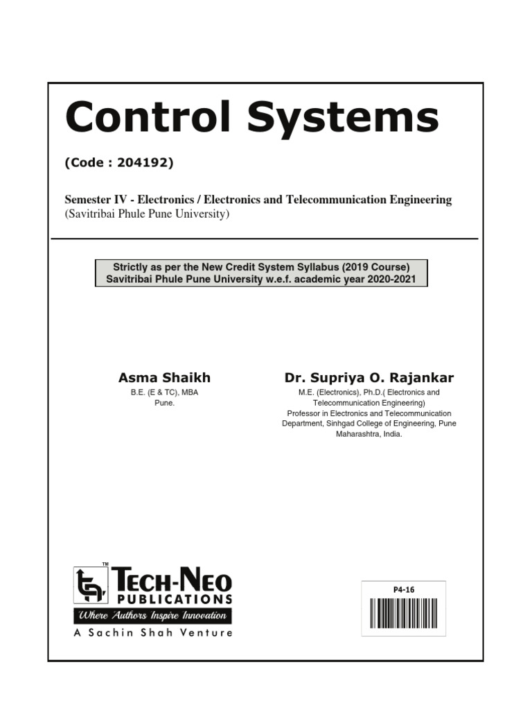 Control Systems TechNeo | PDF | Control Theory | Feedback