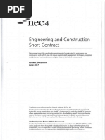 NEC 4 Framework Contract | PDF