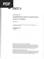 NEC4 Engineering and Construction Short Contract | PDF