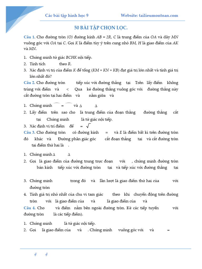 100 Bài Hình | PDF