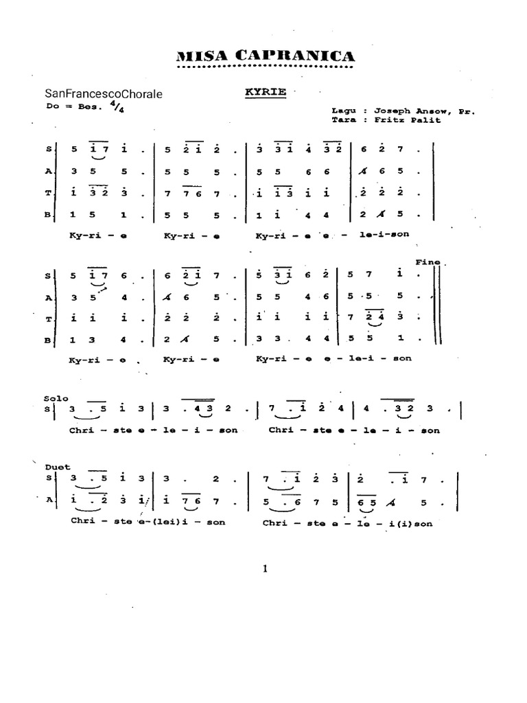 LAGU KOOR HARI PASKAH-OMK | PDF