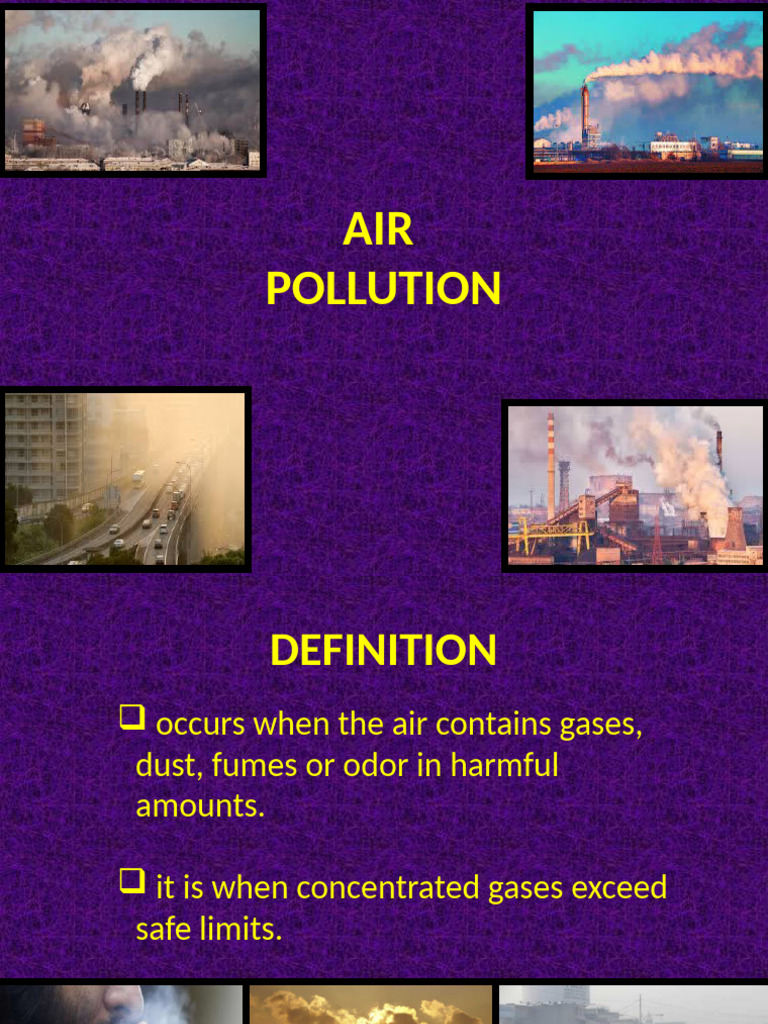 Understanding Air Pollution: Types & Effects | PDF