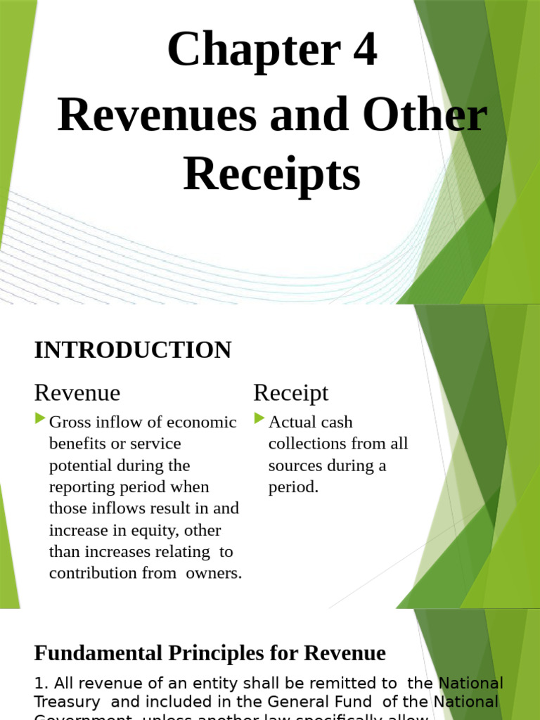 Chapter 4 Government Accounting For Non Profit | PDF | Taxes | Revenue