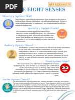 Our 8 Sensory Systems | PDF | Senses | Taste