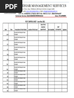 Pest Control Log Sheet 2024 | PDF
