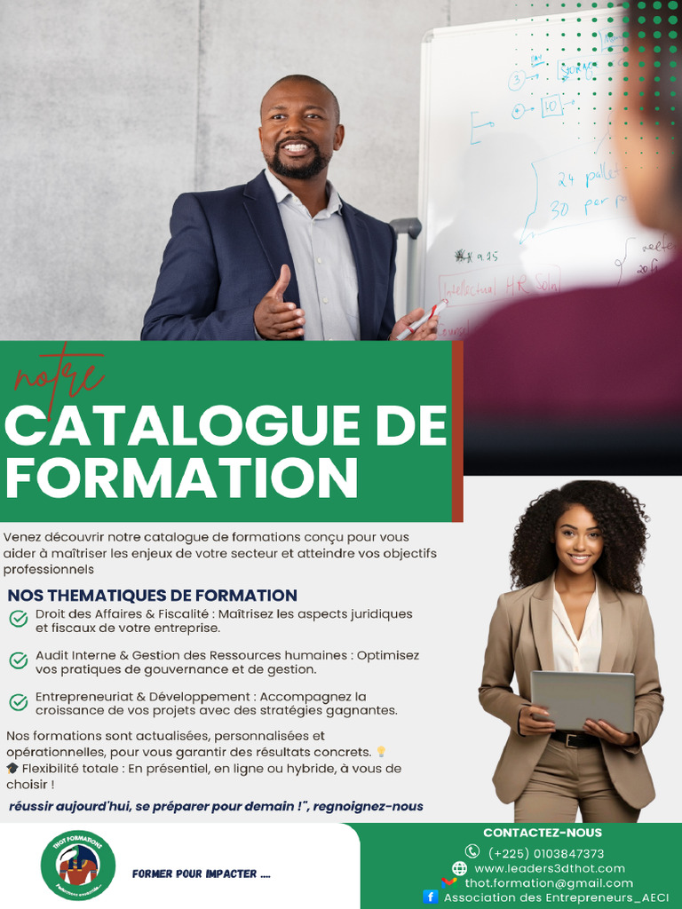 Visuel Catalogue de Formation | PDF