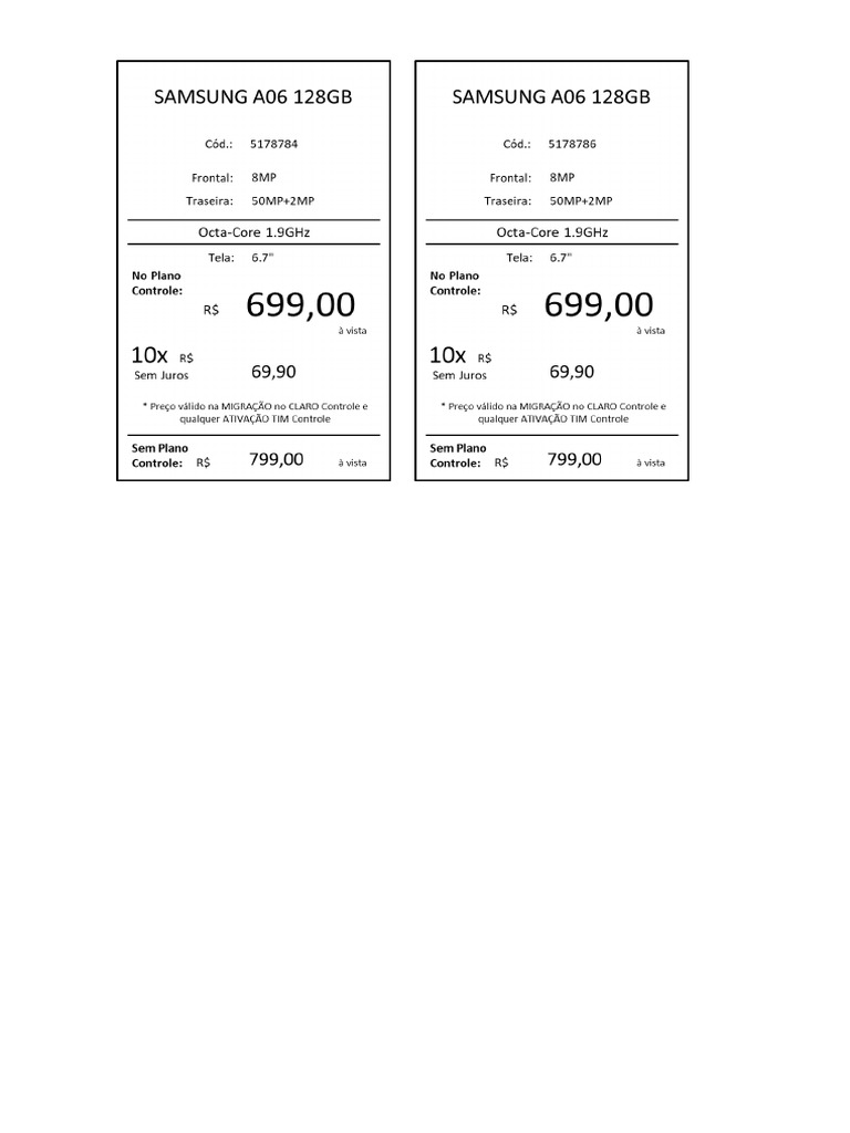 Samsung A06 128GB | PDF