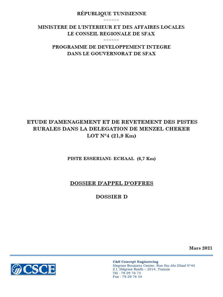 Lot4 Dao Dossier d a4 | PDF