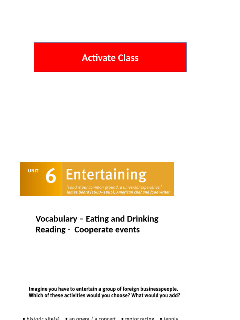 Activate unit 6 | PDF