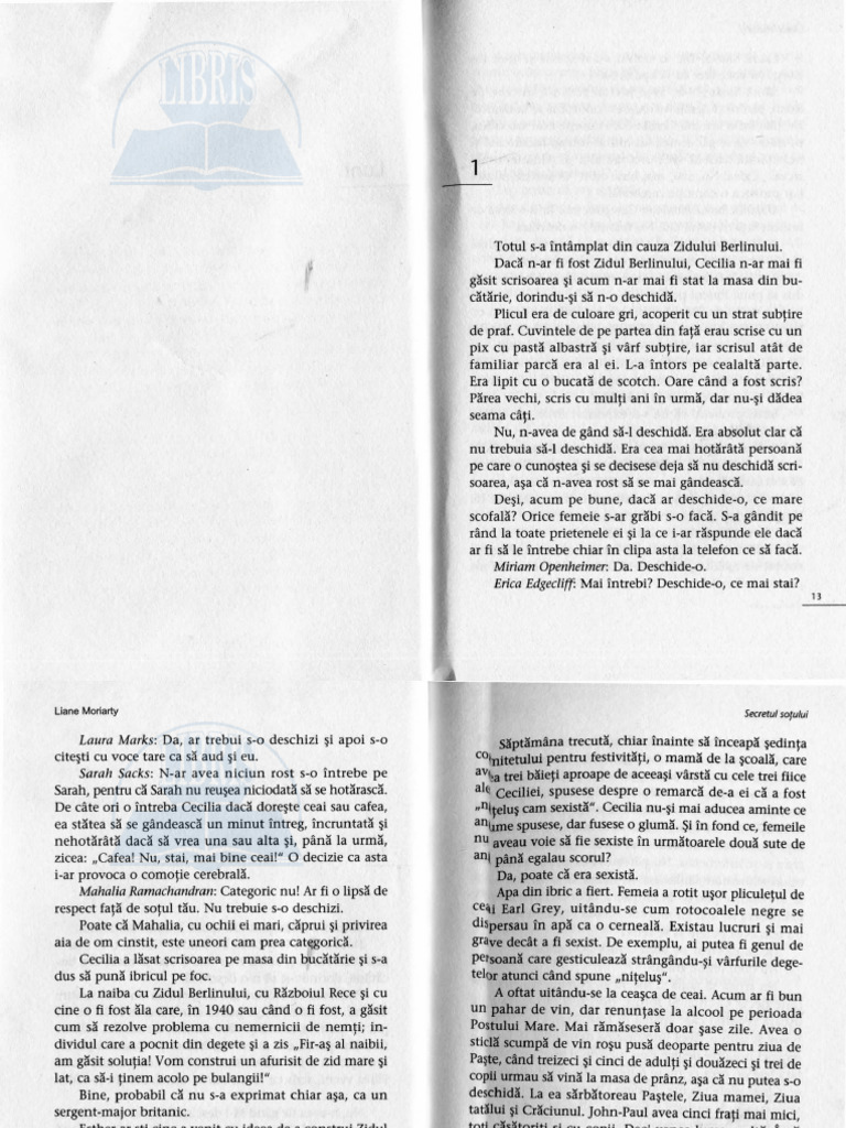 Secretul Sotului Liane Moriarty836 PDF | PDF