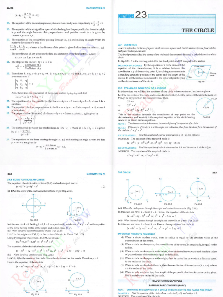 Class XI - CH - 23 | PDF