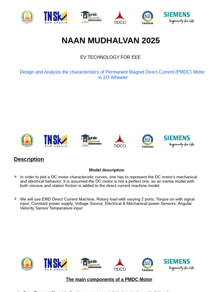 PMDC Motor Design and Analysis Guide | PDF | Electric Motor ...