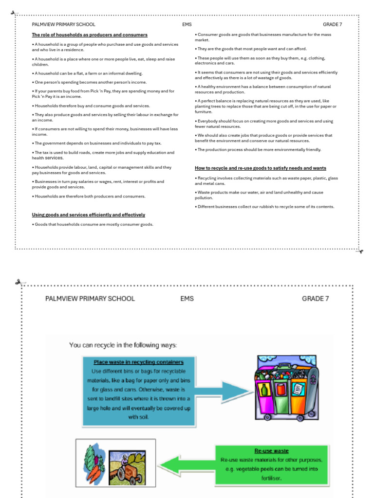 Households as Producers and Consumers | PDF | Employment | Taxes