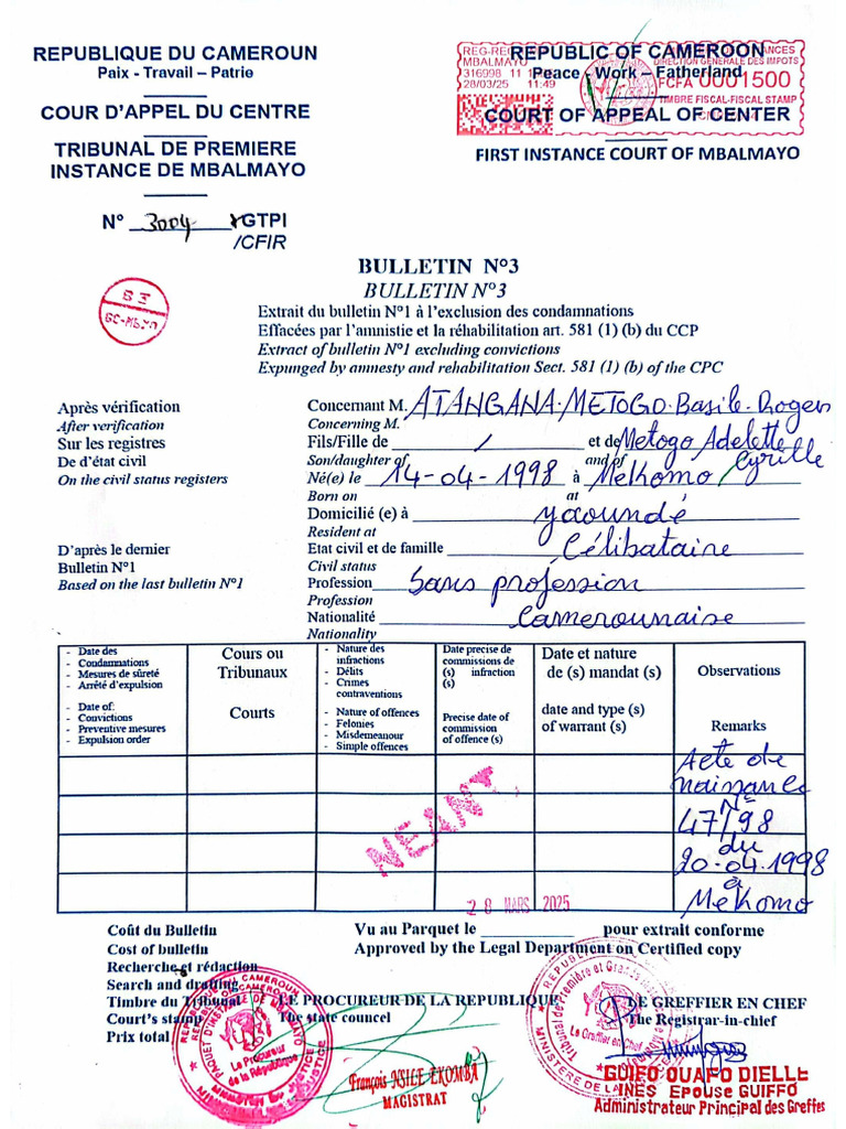 Dossier Beac PDF | PDF