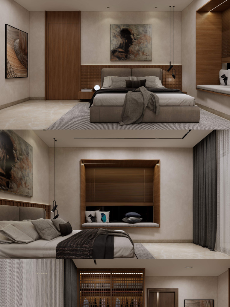 TDE - DANDAMURI - TF - BEDROOM 3 - REVISED VIEWS - 110324 - Compressed | PDF