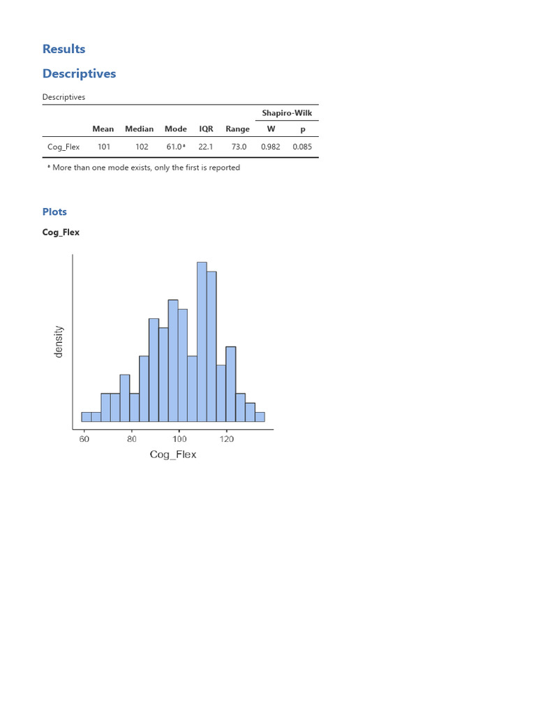 Cog_Flex Statistical Analysis Results | PDF