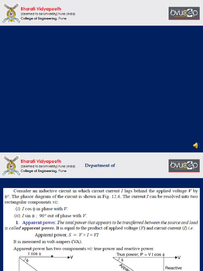 Active and Reactive Power in RLC Circuits | PDF