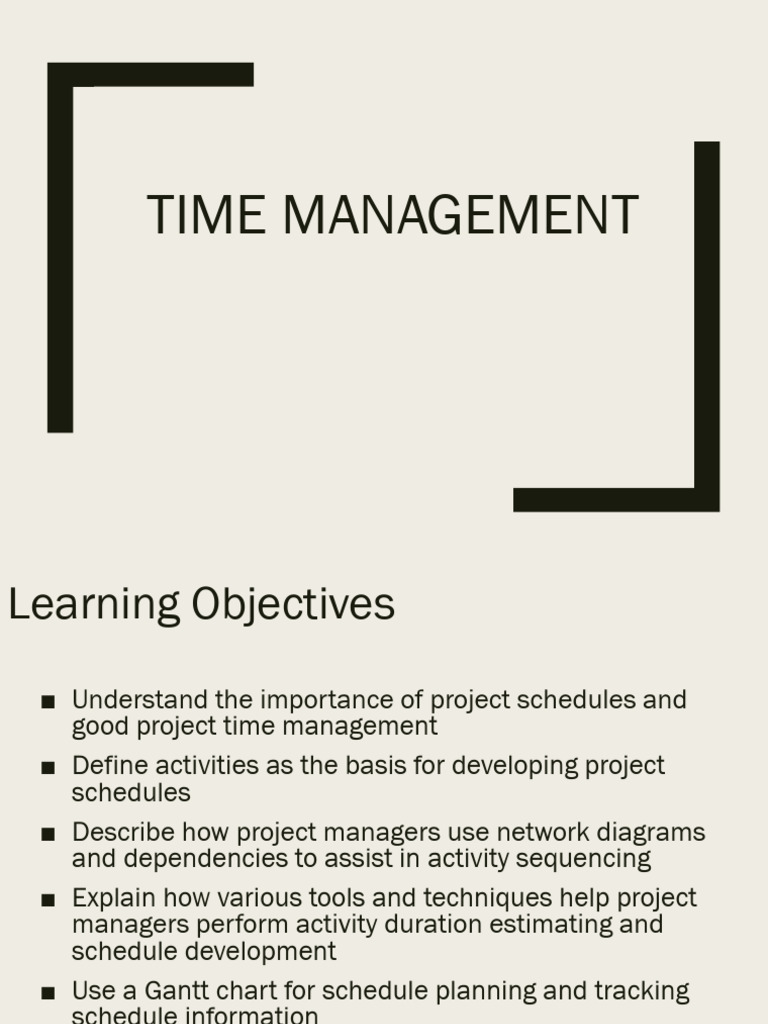 Effective Project Time Management Techniques | PDF | Project Management ...
