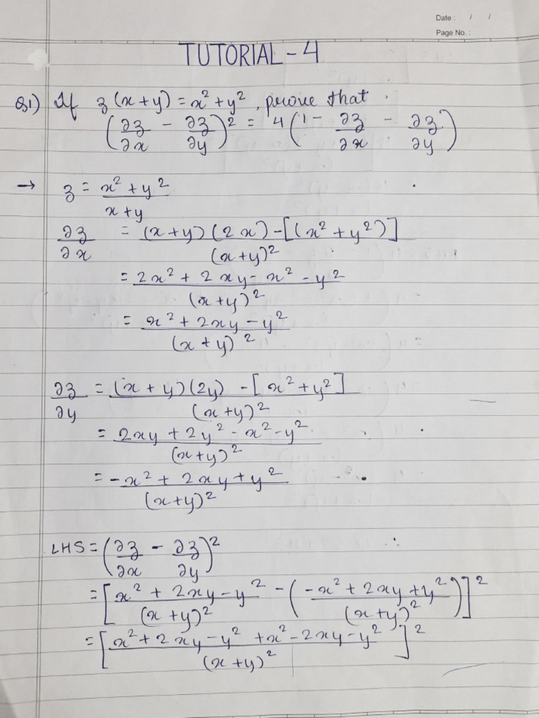 Tutorial 4 Ans | PDF