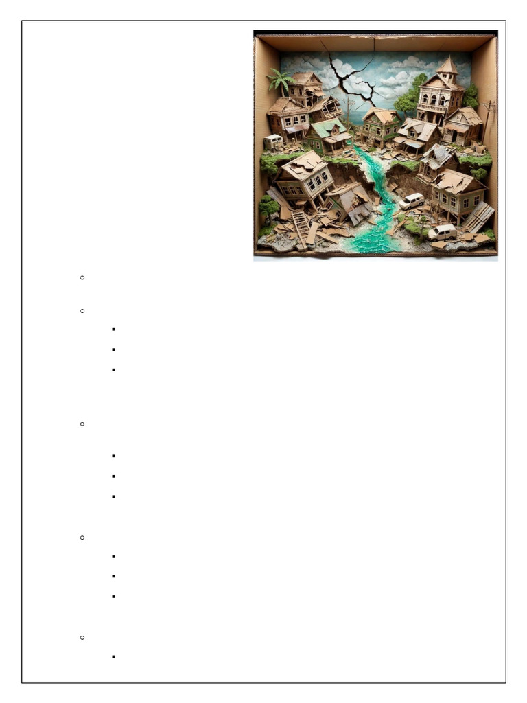Diorama for Disaster Prevention Education | PDF | Risk Management ...