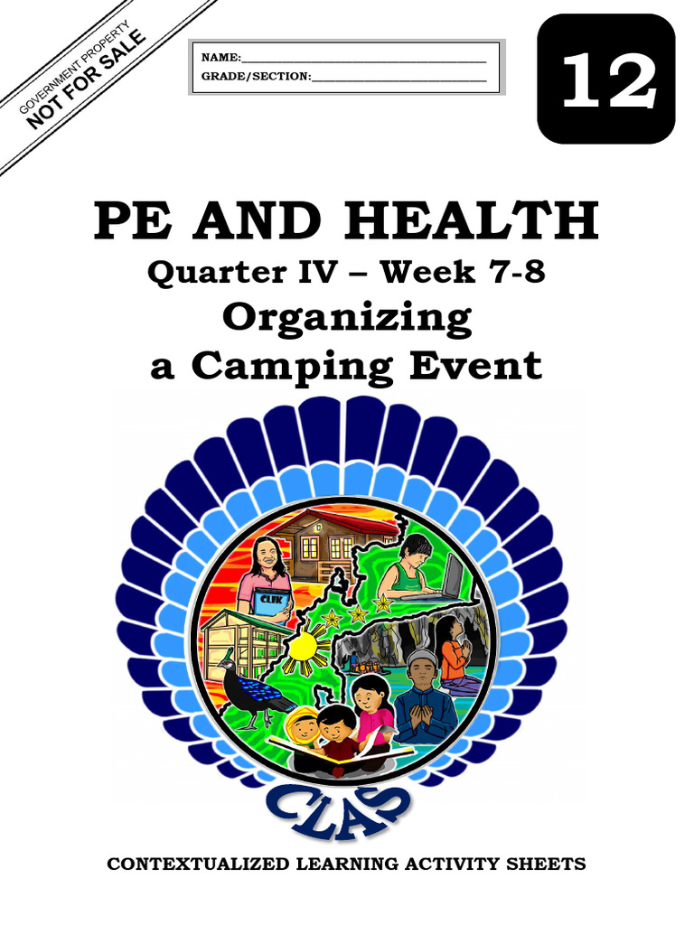 q4 CLAS 4 Week 7 8 Organizing A Camping Event v5 Badenas | PDF ...