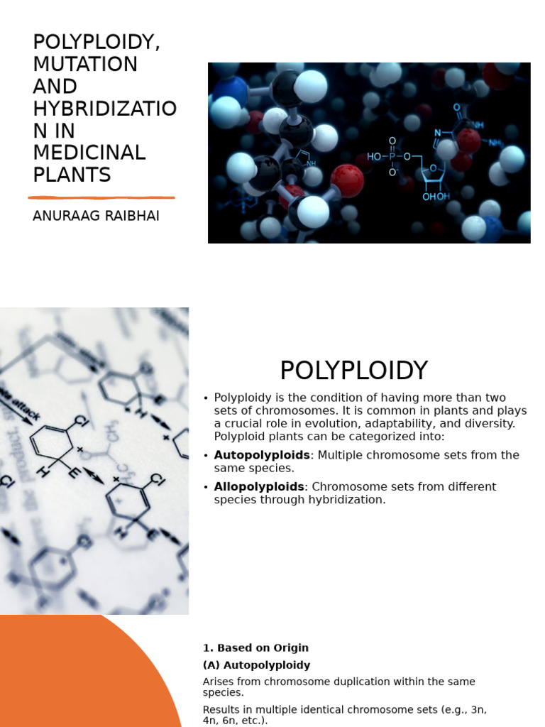 Polyploidy, Mutation and Hybridization in Medicinal Plants | PDF ...