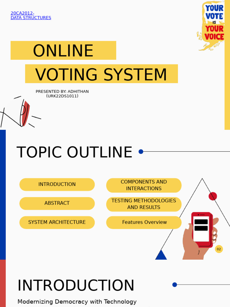 ONLINE Voting System Ds | PDF | Electronic Voting | Security