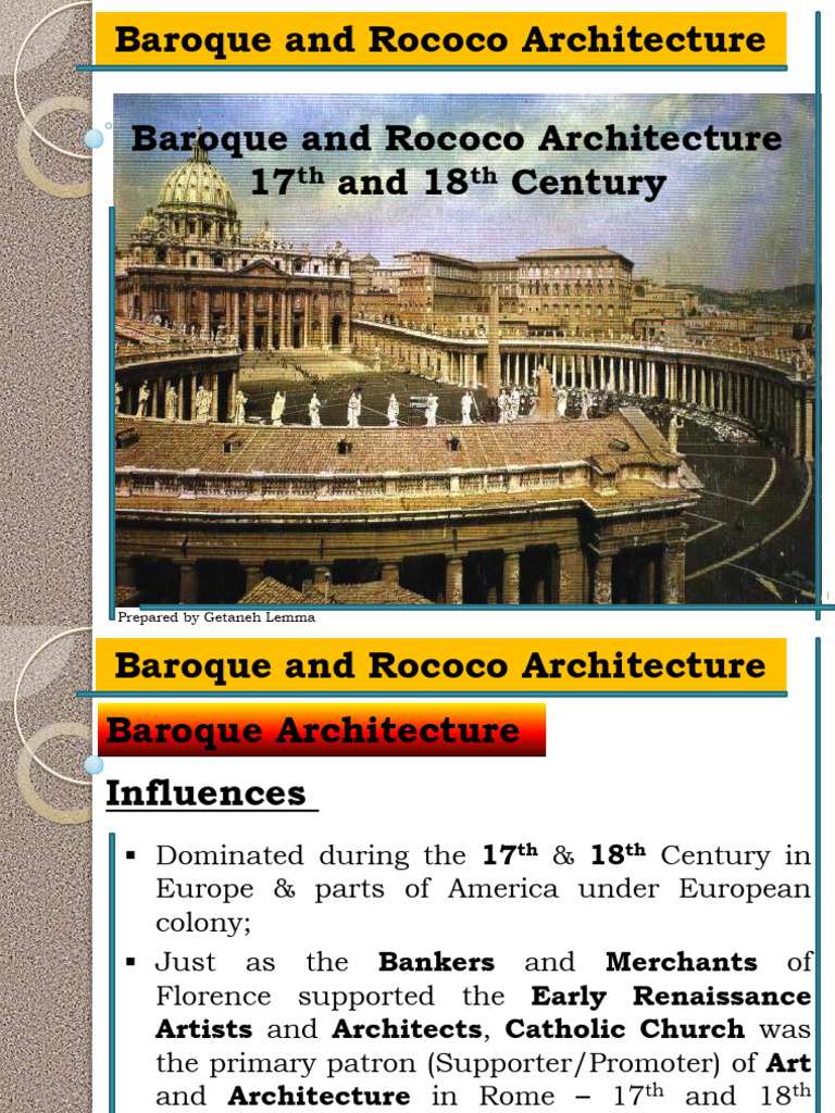 Part I-Topic 2-Baroque and Rococo | PDF | Baroque | Architectural Design