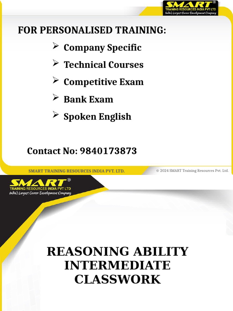 RMK College IIIrd Yr RA1 Table Analysis & Graphics Interpretation Intermediate Class Work - Qns ...