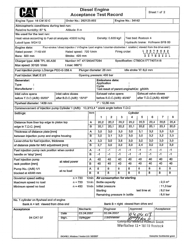 Acceptance Test Record 34142 | PDF