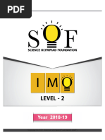 IMO Class 2 Paper - 2015-2016 StudyChaCha | PDF