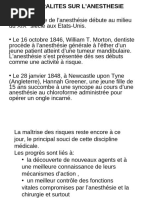 Prise en charge des NVPO postopératoires | PDF | Anesthésie | Risque
