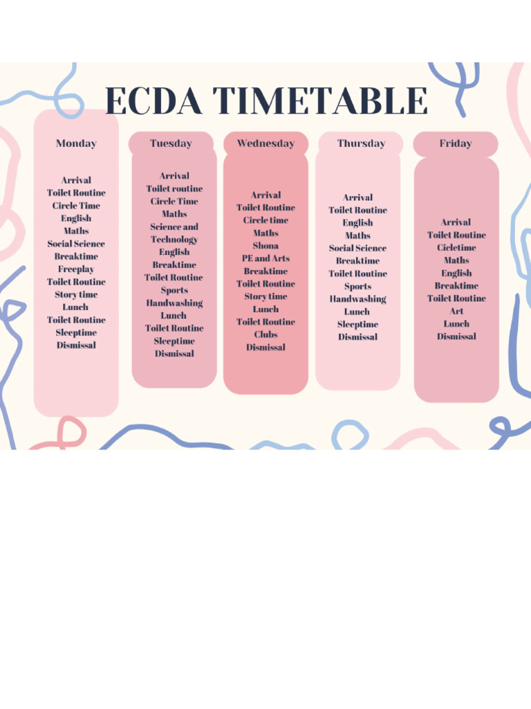 Timetable | PDF