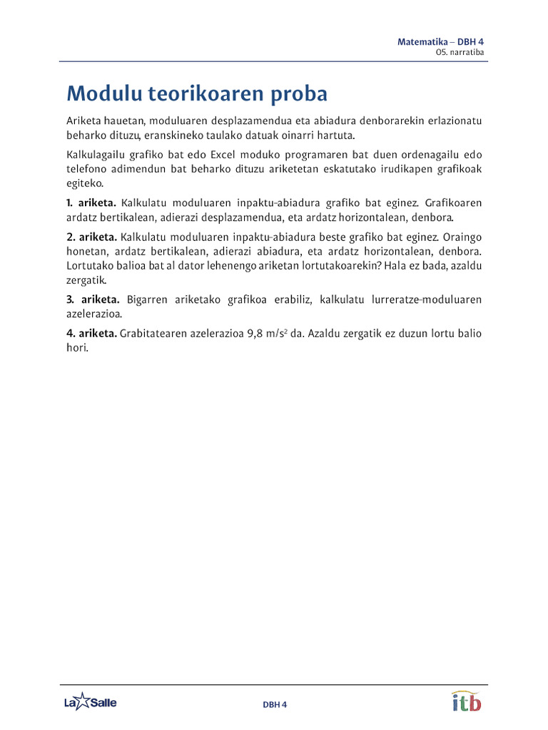 EUS.DBH4.NA05.MT.Proba modulu teorikoa | PDF