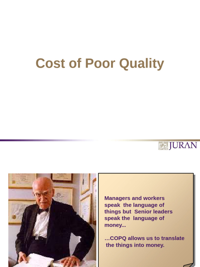 Understanding Cost of Poor Quality | PDF | Cost | Economies