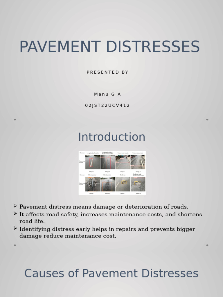 Understanding Pavement Distresses | PDF | Road | Road Surface