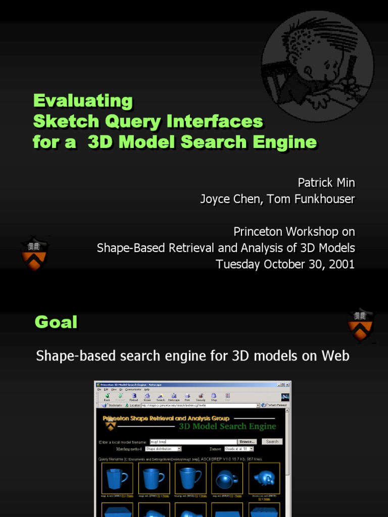 Evaluating Sketch Query Interfaces For A 3D Model Search Engine | PDF ...