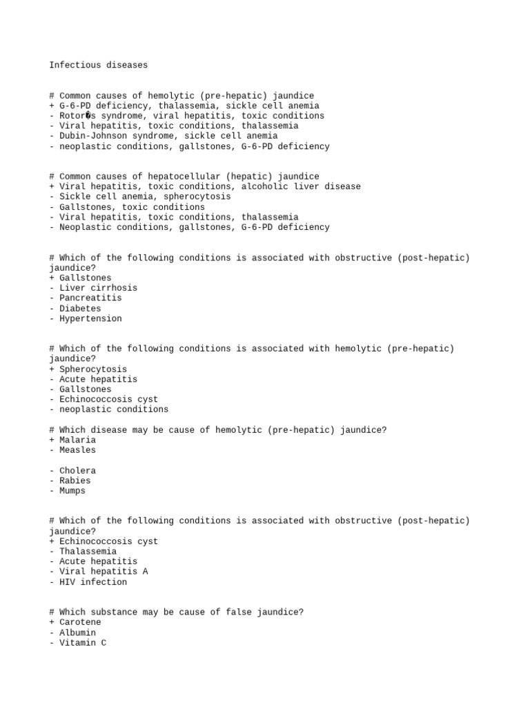 Infectious Diseases Tests (500) | PDF | Hepatitis | Rabies