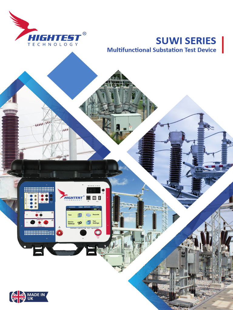 SUWI Series Insulation Tester Overview | PDF | Relay | Alternating Current
