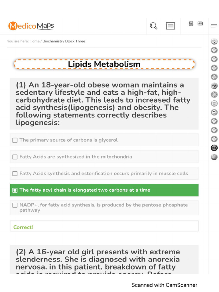 Biochem Block 6 Medico Maps | PDF