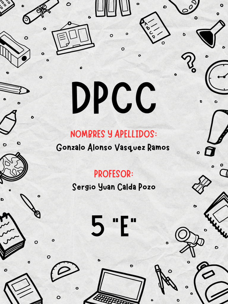caratula de dpcc | PDF